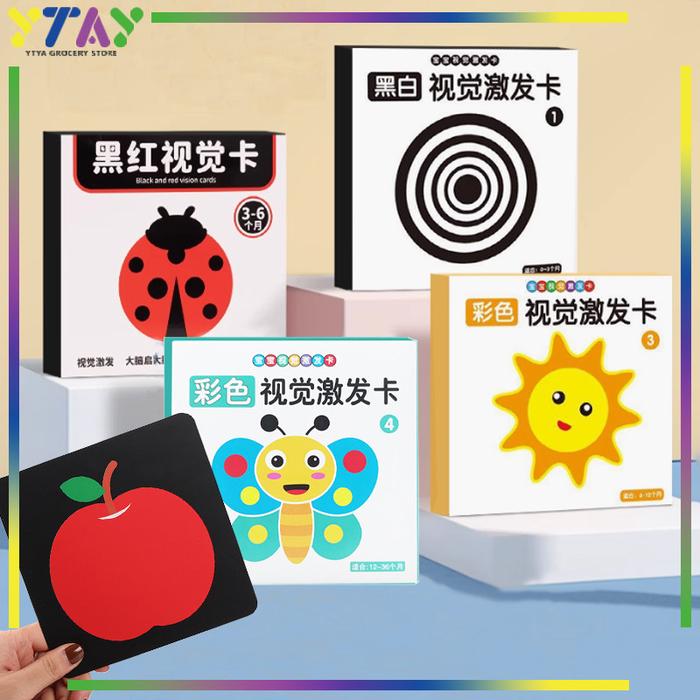 Jual Ready Mainan Edukasi Bayi Flashcard Visual Flash Card Bayi 0-36 ...