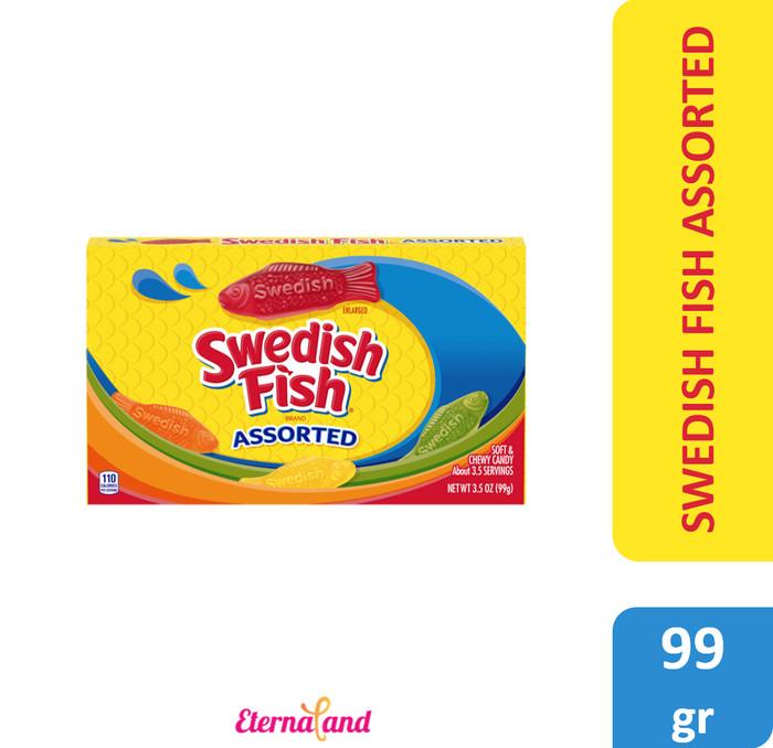 Jual TERLARIS Swedish Fish Candy - permen kenyal bentuk ikan impor USA ...
