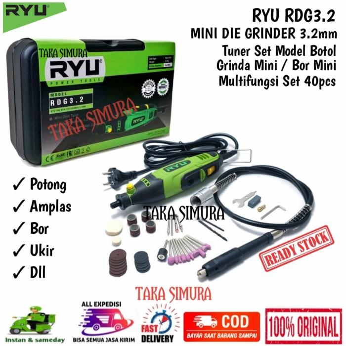 Jual MESIN TUNER SET MINI DIE GRINDER RYU RDG32 BOR POTONG UKIR ...