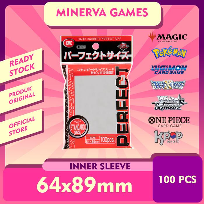 KMC Perfect Size Inner Card Sleeves isi 100 Standart Pokemon - Shop ...