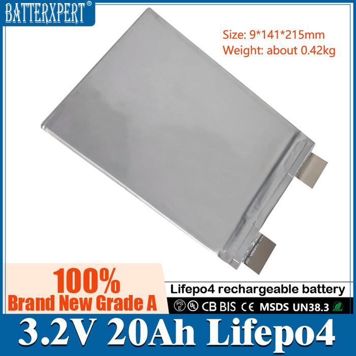 Jual 3.2V 20Ah 25Ah 30Ah 40Ah Lifepo4 Lithium Prismatic Pouch Cells for ...