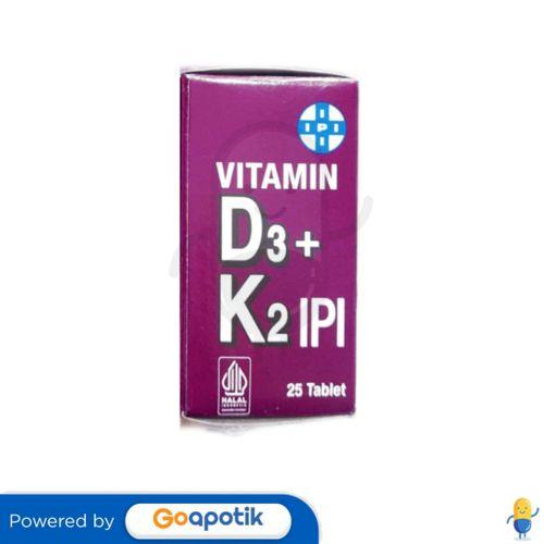 IPI VITAMIN D3 + K2 BOTOL 25 TABLET - Shop | Tokopedia