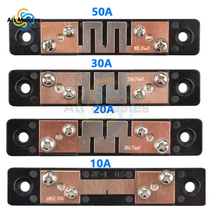 Jual External Shunt JF-1 10-50A 75mV Current Meter Shunt Resistor for ...