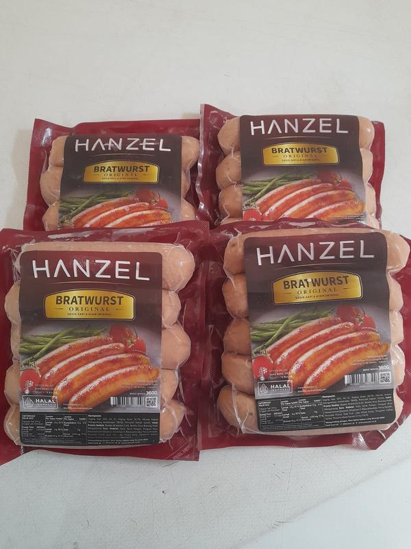 Hanzel Sosis Bratwust Original 360 gr - Shop | Tokopedia