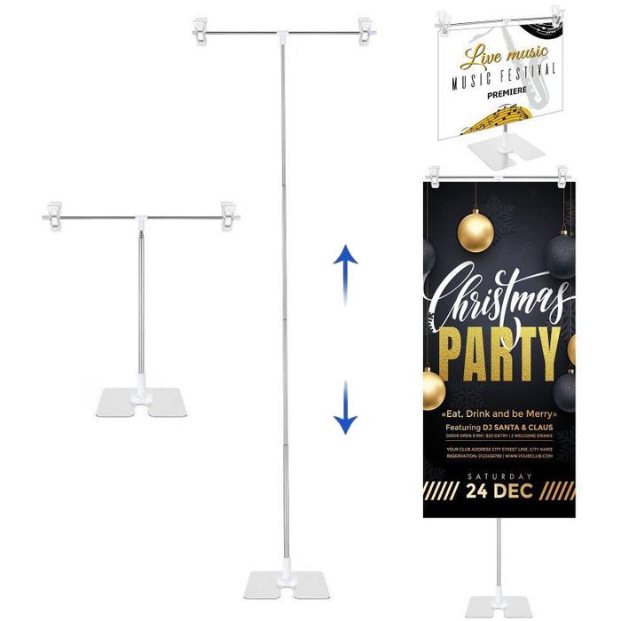 Jual banner stand Adjustable stand promo tiang banner berdiri Promosi ...