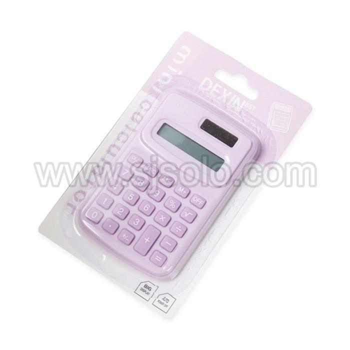 Kalkulator Dexin DX-888 Mini Saku Pocket Calculator Kecil Warna Pastel ...