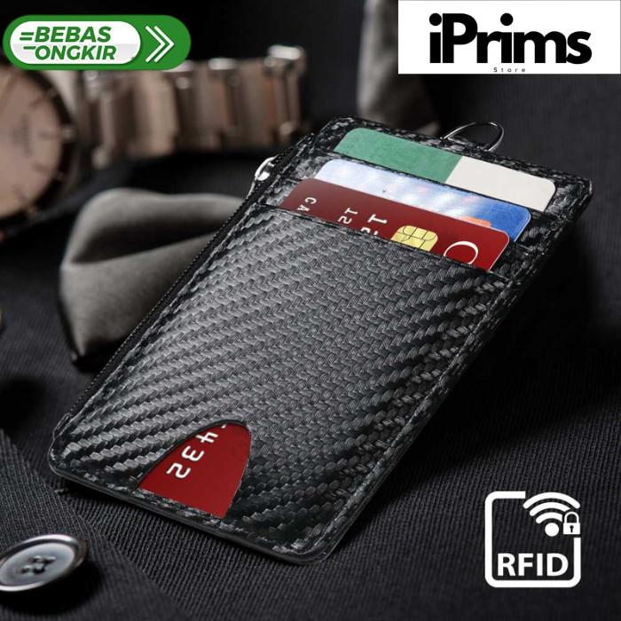 Jual PREMIUM PREMIUM ZEST Lanyard Dompet Kartu Anti RFID Card Holder ...