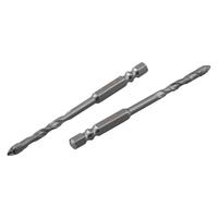 Jual 5pcs Drill Bits Four-Flute Eccentric Drill Drilling Glass Tile ...