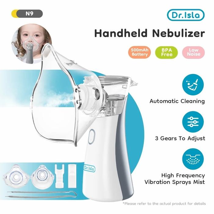 Jual DR.ISLA NEBULIZER PORTABLE MESH USB RECHARGEABLE 4 JENIS MASKER ...