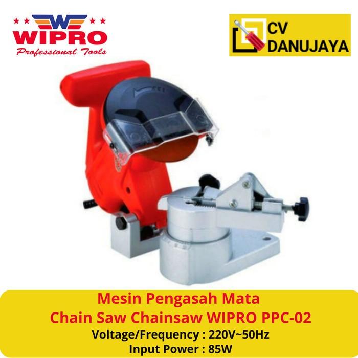 Mesin Alat Asah Pengasah Mata Pisau Gergaji Chainsaw WIPRO PPC-02 ...
