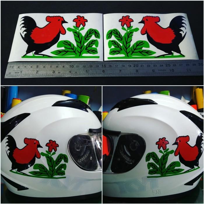 Jual okeKiirim- Cutting Sticker Ayam Jago Mangkok Ukuran 14x8cm ...
