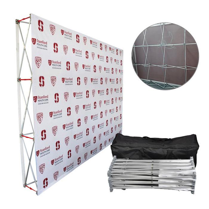 Jual 8ft 10ft Pop Up Stand Exhibition Backdrop without Endcaps, Wall ...