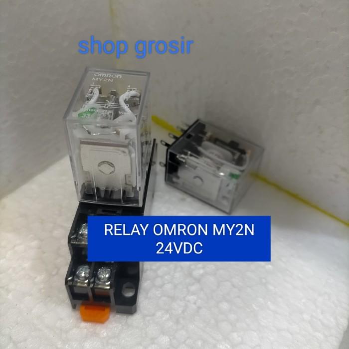 Jual Relay Omron My2N 24 Vdc Plus Socket/1Set . - Kota Denpasar ...