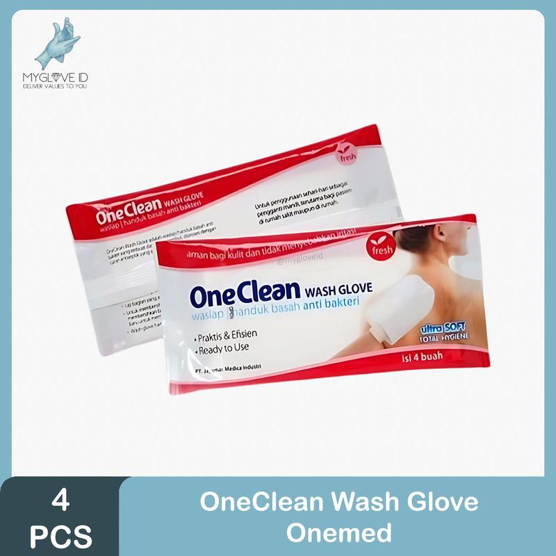 One Clean Wash Glove / Waslap / Handuk Basah Anti Bakteri Onemed - Shop ...