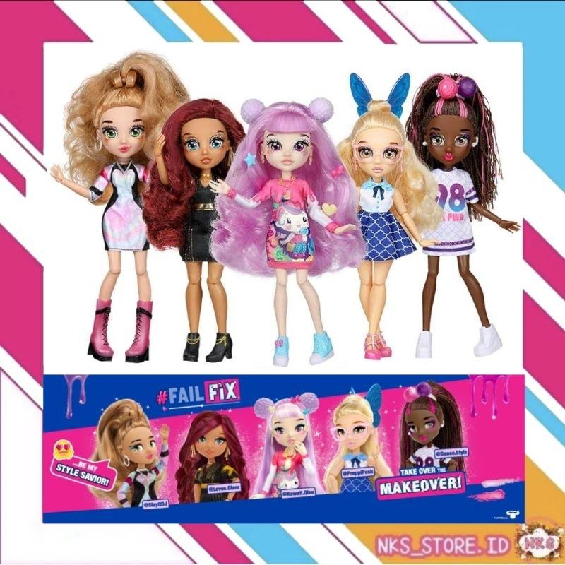 Fail Fix Total Makeover Doll FailFix Style Saver Fashion Mainan Boneka ...
