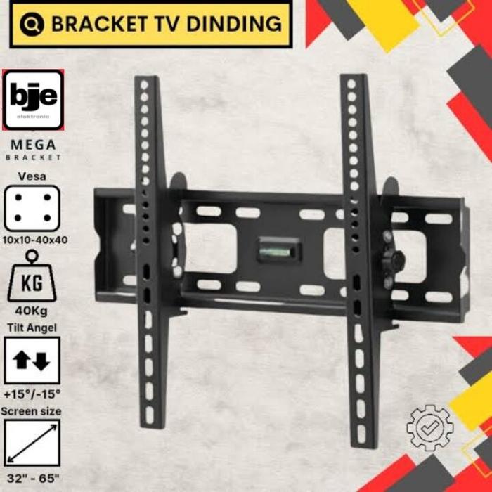 Jual bracket tv 24 32 19 43 50 55 60 65 inch bisa atas bawah khusus tv ...