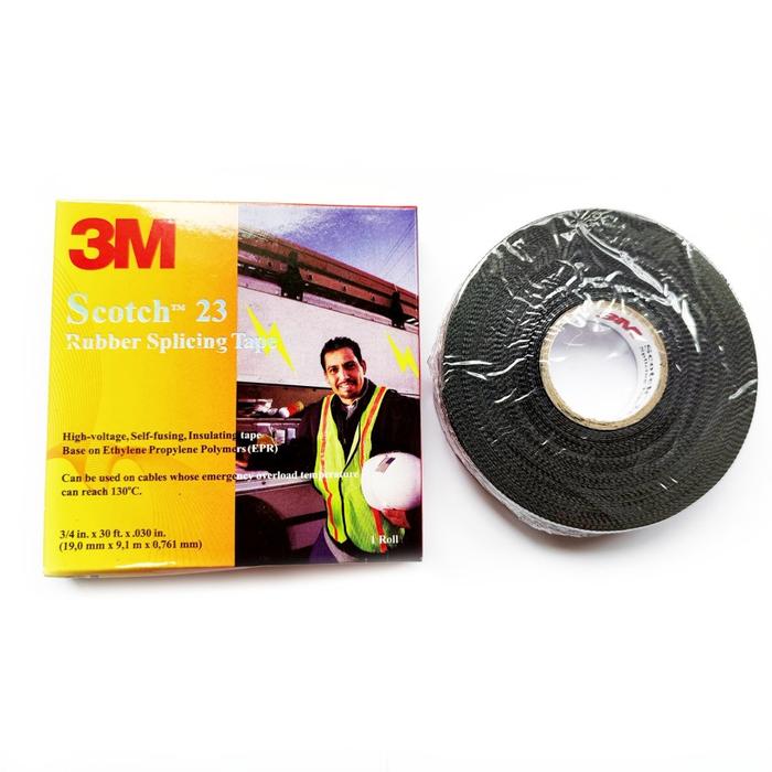Jual Promo! Isolasi Listrik 3M Scotch 23 Rubber Splicing Tape Tahan ...