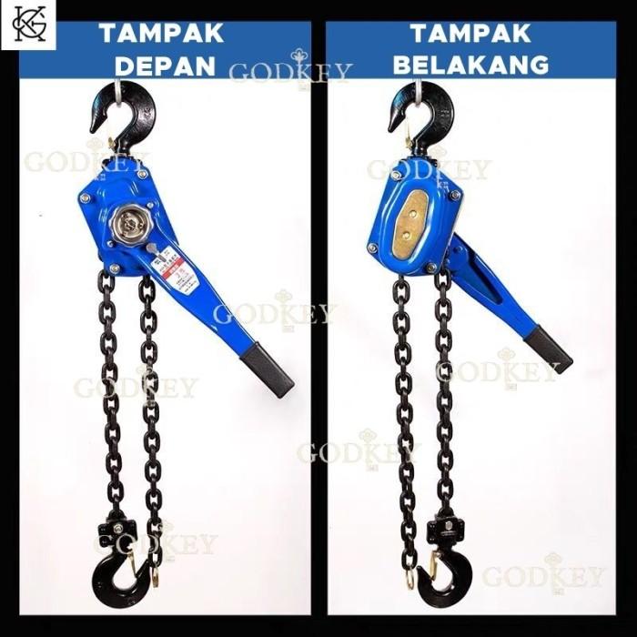 Jual Lever Block 1 ton x 5 meter/ Kotrek Rantai / Lever Hoist 1 T X 5 M ...