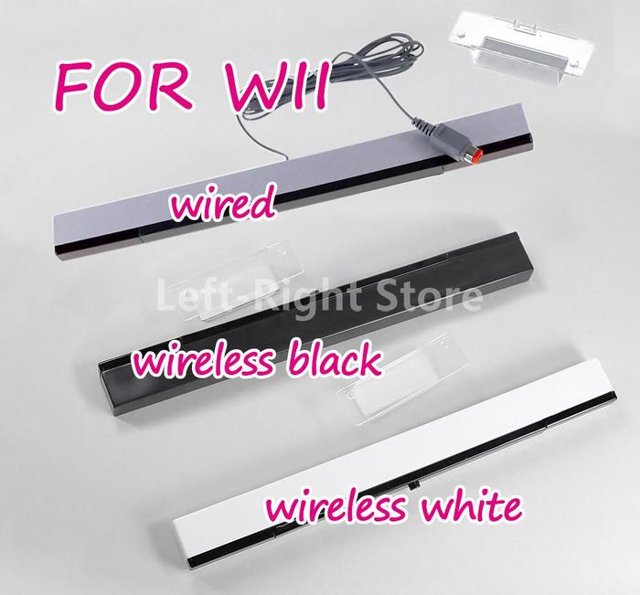 Jual 2pcs Wireless Infrared Sensor Bar Extended Play Range For Wii ...