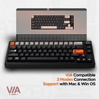 Jual Noir N1X / N1-X Wireless Mechanical Gaming Keyboard Via Compatible ...