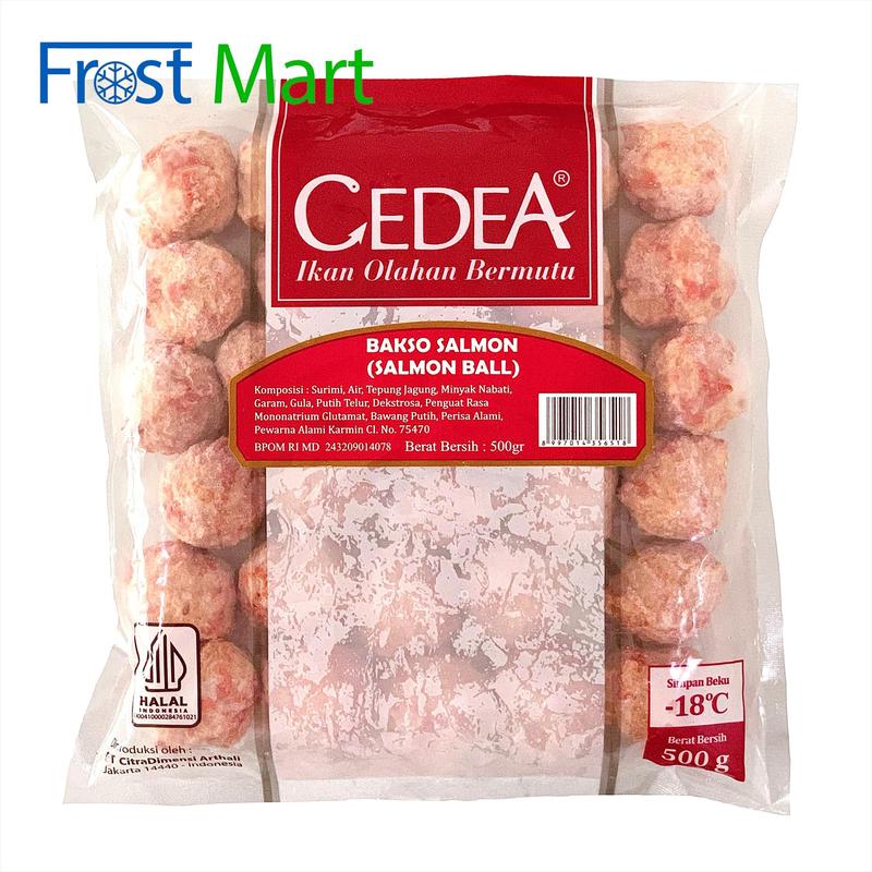 Bakso Salmon Cedea 500 Gram isi +-30 pcs - Shop | Tokopedia