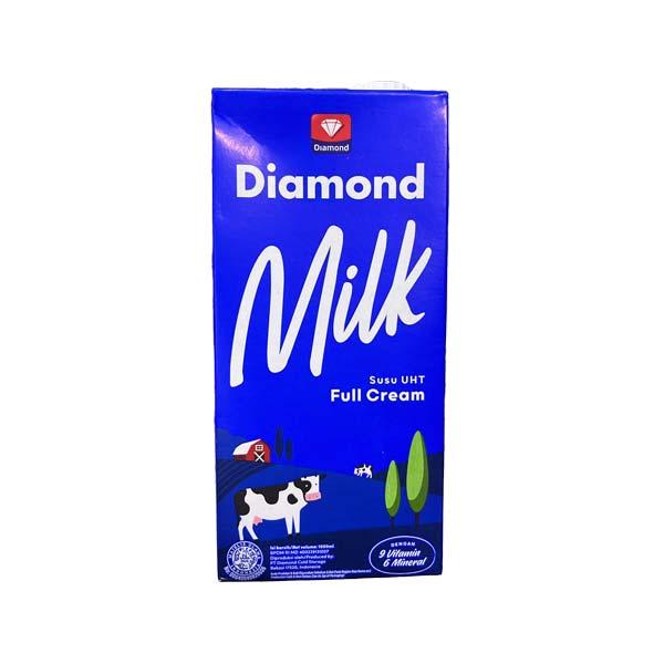 Diamond Milk UHT Full Cream 1 Liter - Shop | Tokopedia