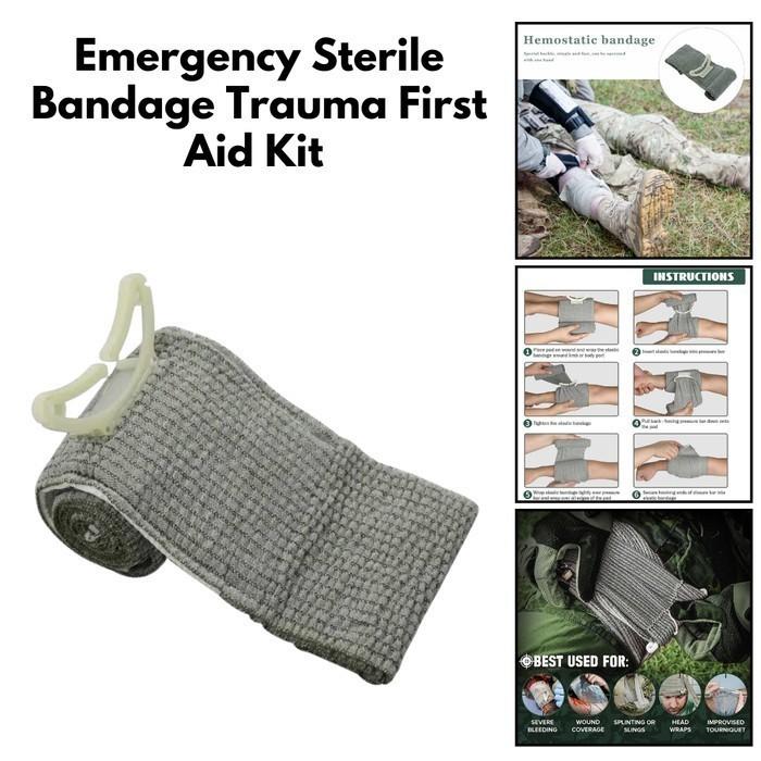 TRFF Emergency Sterile Bandage Trauma First Aid Kit 6 Inch BPRL6U ...