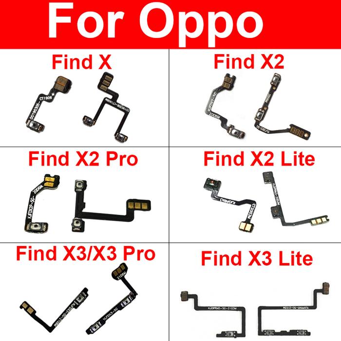 Jual NEW For OPPO Find X2 X3 Pro X2 X3 Lite Power Volume Flex Cable ...