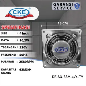 CKE Wall Exhaust Fan 16 Inch Kipas Exhaust Fan Dinding Industrial 16 ...