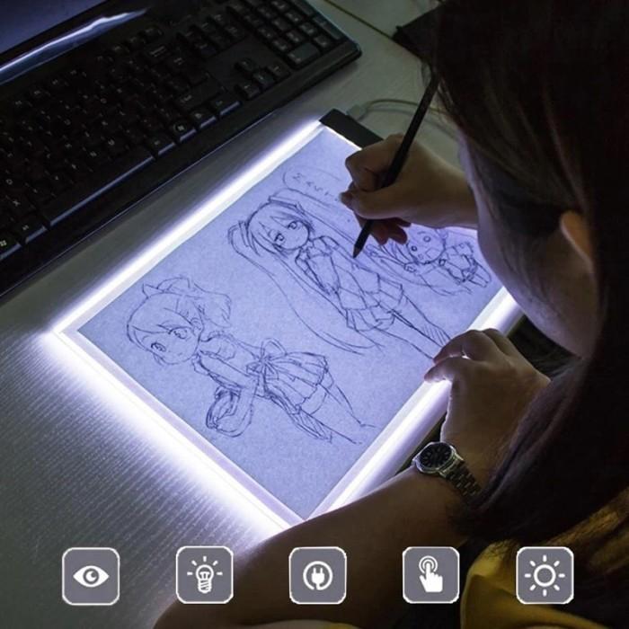 Graphics LED Drawing Board A5 Size with Three-Level Dimming Backlight ...