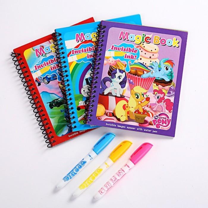 FU Magic Water Book Buku Gambar Magic Water Pen Buku Warna Coloring ...