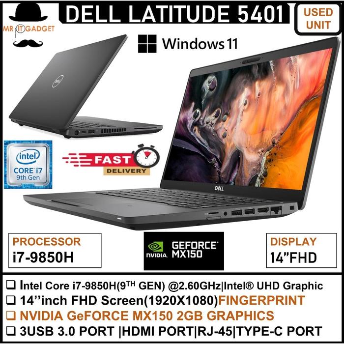 Jual Dell Precision 5401/3541/5411/5550 Core i7-10/ 11GEN ( 1YEAR ...