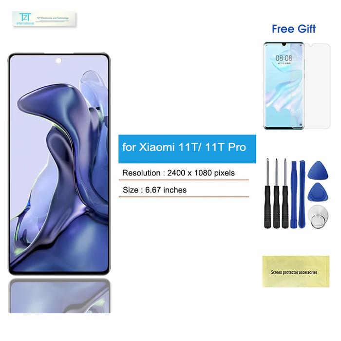Jual 【DIY-With Frame】Super Amoled for Xiaomi 11T / MI 11T Pro LCD ...