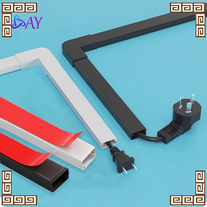Jual Trunking PVC 20x10MM Pipa Listrik Wiring Cable Duct Penutup Kabel ...