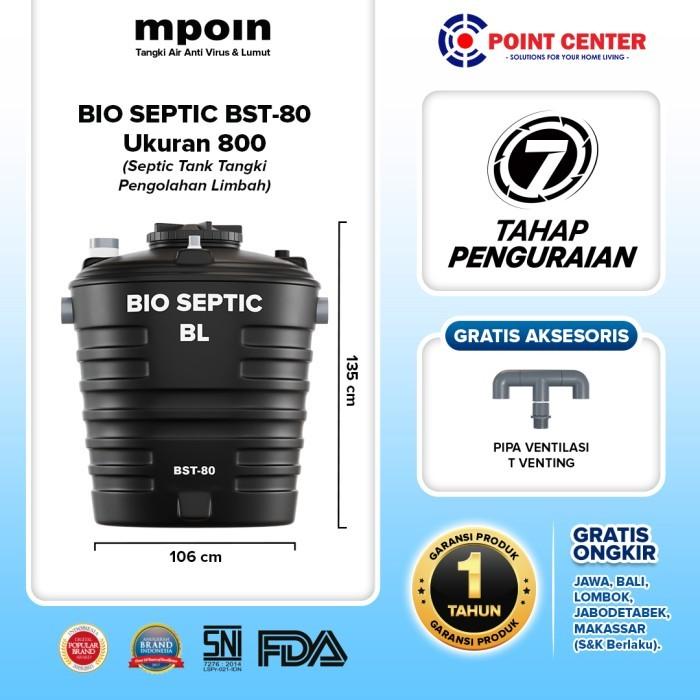 Jual TERBAIK MPOIN BIOPLUS SEPTIC TANK HITAM GRANITE / TANGKI LIMBAH ...