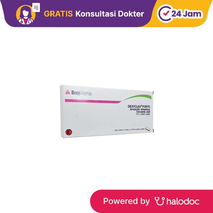 Jual Dexyclav Forte 6 Kaplet - Antibiotik - Halodoc - Kota Bekasi ...