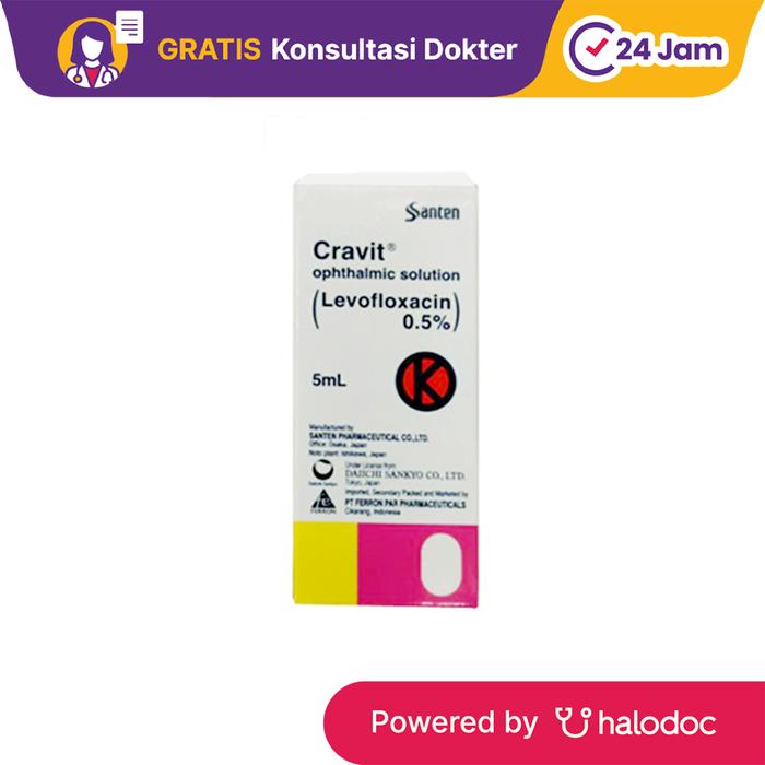 Jual Cravit 0.5% Eye Drops 5 ml - Obat Mata - Halodoc - Kota Tangerang ...
