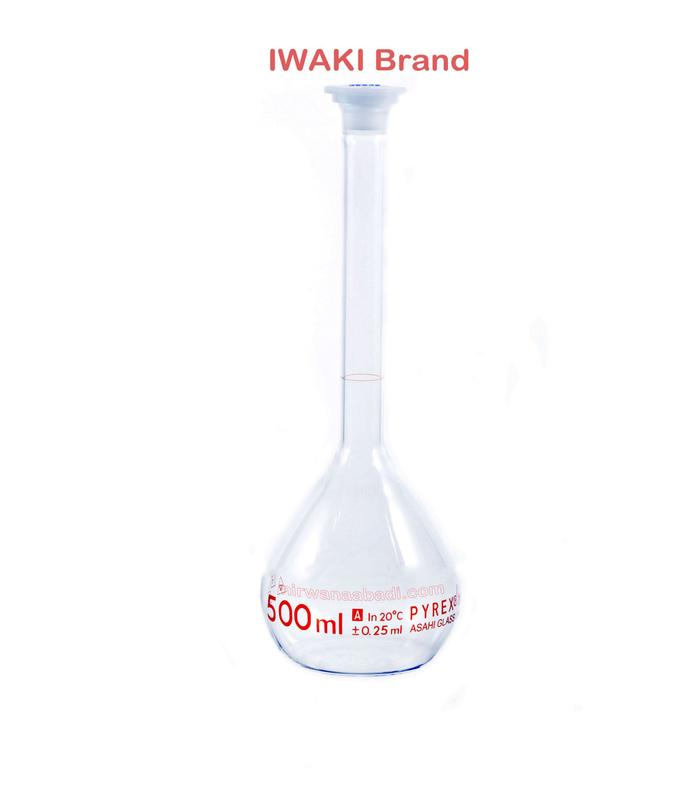 Jual Labu Ukur Tutup Plastik IWAKI 5645, Volumetric Flask Plastic ...