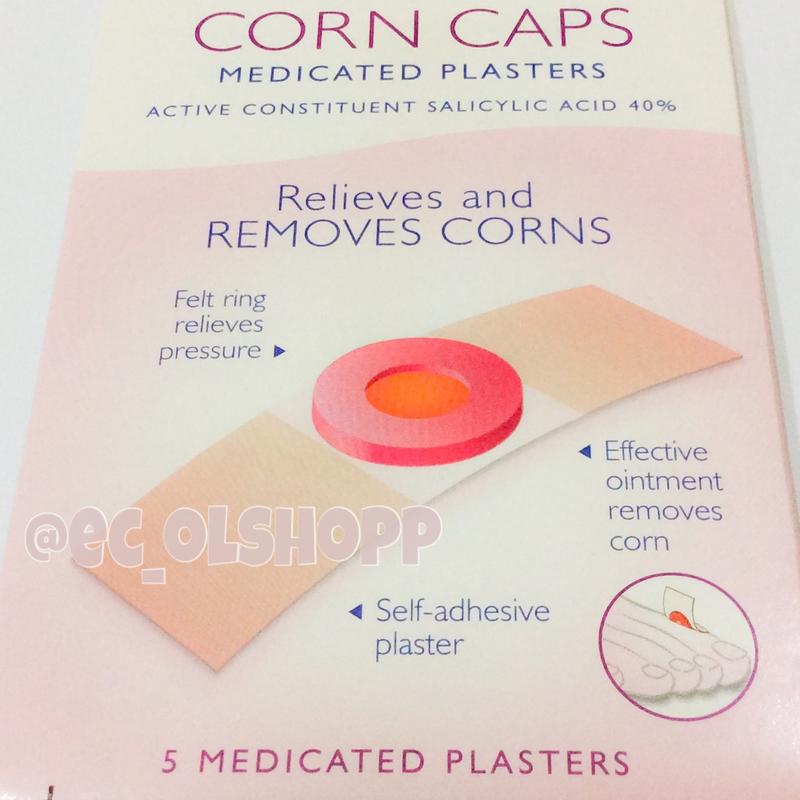 Corn Caps Medicated Plaster 5pcs - Obat Kutil Mata Ikan & Caplak ...