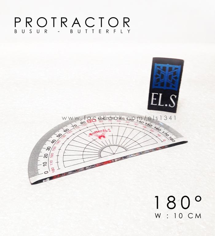 Jual Protractor (Busur) Butterfly - Jakarta Barat - els mabes | Tokopedia