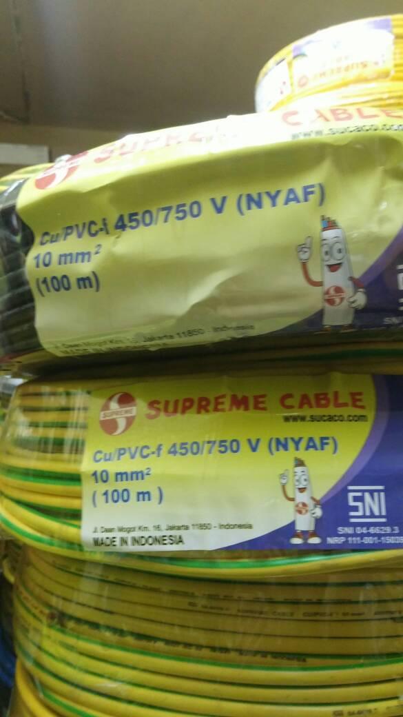 Jual Kabel NYAF 10 10mm SUPREME Meteran Eceran Meter Listrik Serabut ...