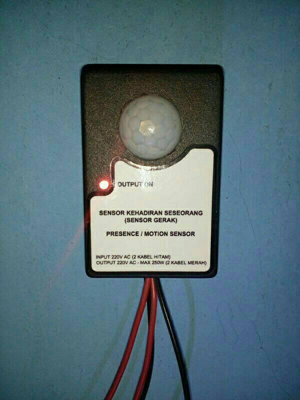 Saklar sensor gerak AC 220V otomatis (motion sensor) u. lampu, kipas ...