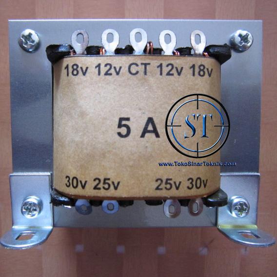 Jual Trafo Tronic 5A seri TR20A CT-30V +CT Transformer CT 5 Ampere ...