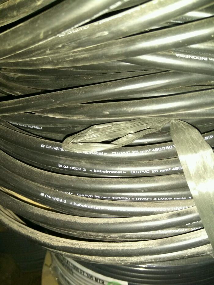Jual Kabel NYAF 25 25mm METAL / JEMBO Meteran Eceran Listrik Serabut ...