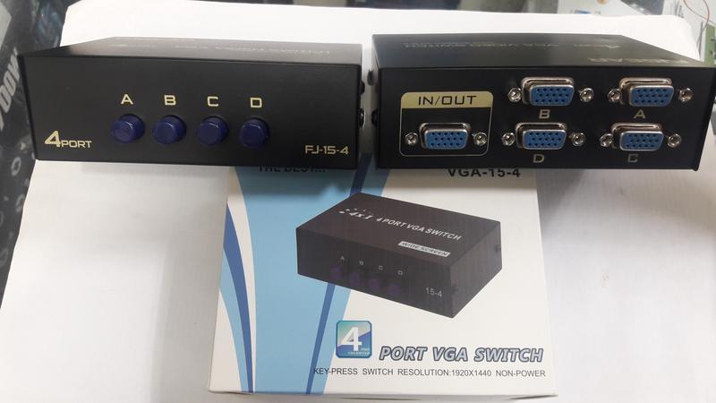 4 PORT VGA SWITCH - Shop | Tokopedia