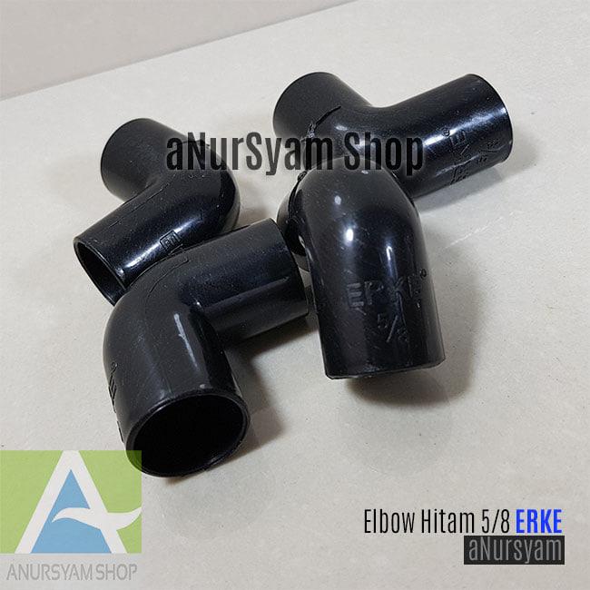 L-Bow 5/8 Hitam ERKE | L Bow | ElBow Hitam - Shop | Tokopedia
