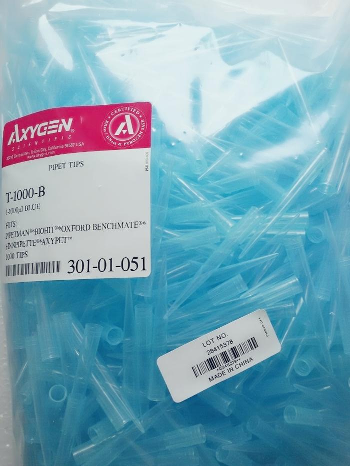 Jual Blue tips 1000 ul, Universal fit, Axygen - Kota Tangerang Selatan ...