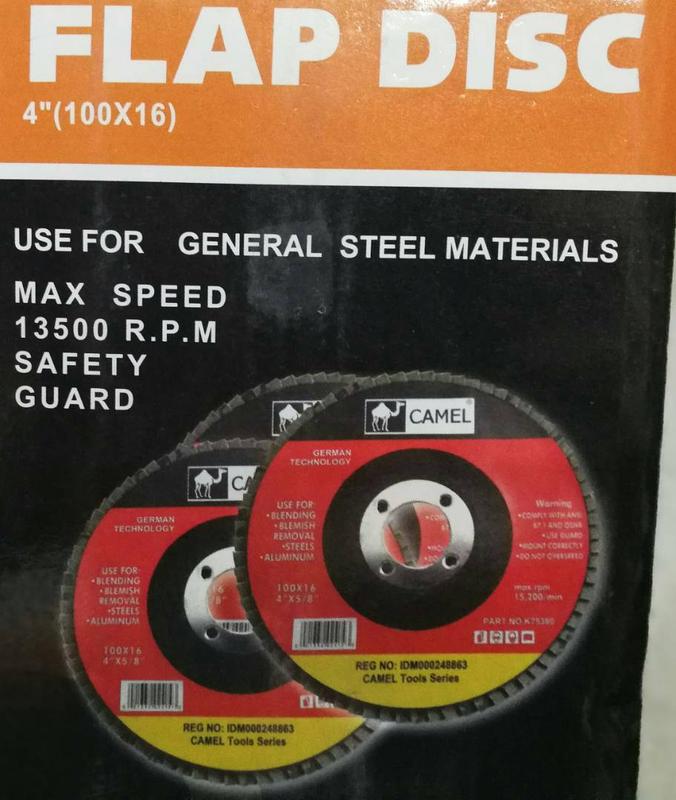 BATU AMPLAS 4" GRIT NO 100 / GERINDA GRINDA FLAP DISC AMPLAS - Shop ...