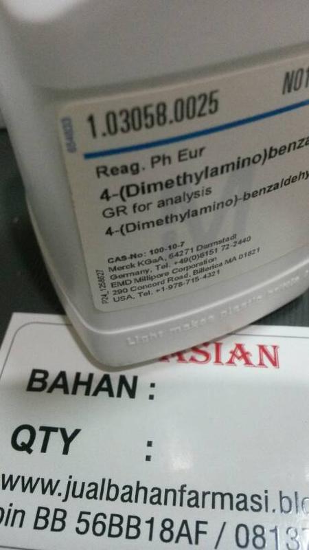 4 dimethyl amino benzaldehyde / p DAB / p dimetil amino benzaldehid ...