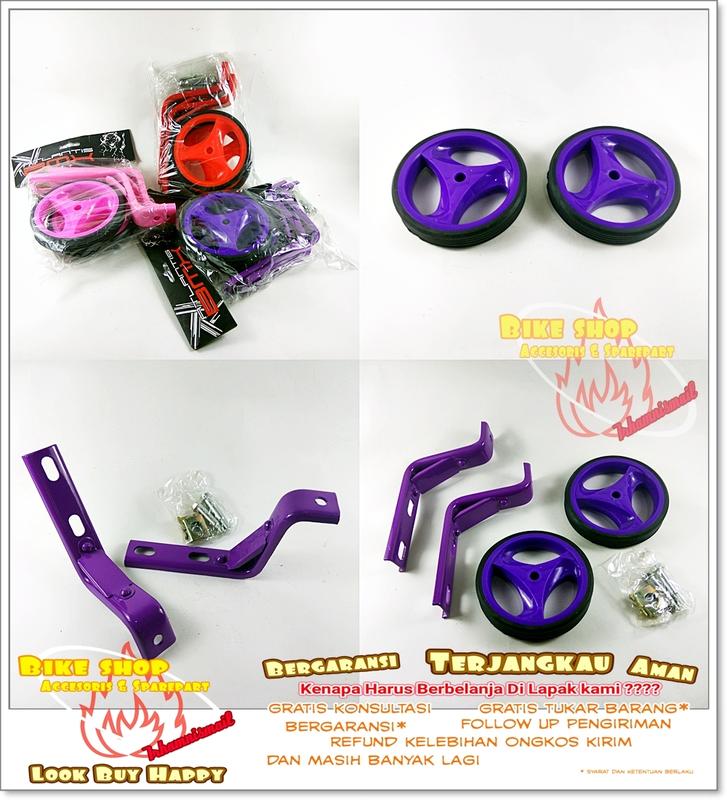 Training wheel Roda Tiga bantu Full set model 2 - Shop | Tokopedia